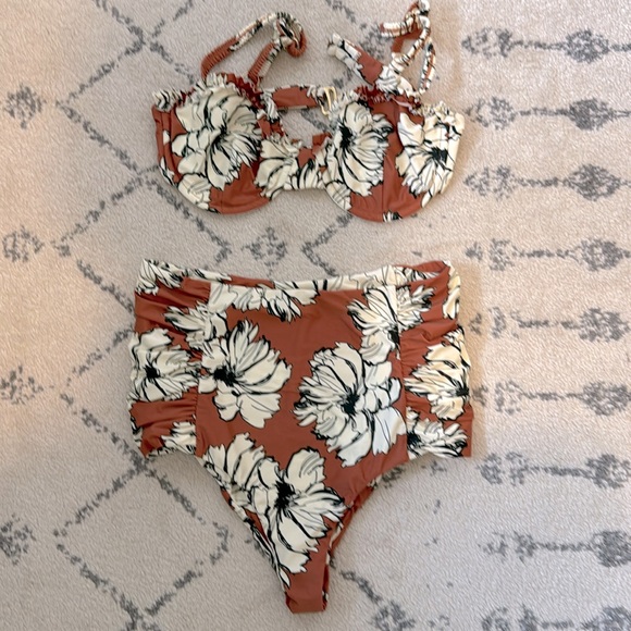 Free People | Swim | Julliet Luisa Floral High Waisted Bikini | Poshmark